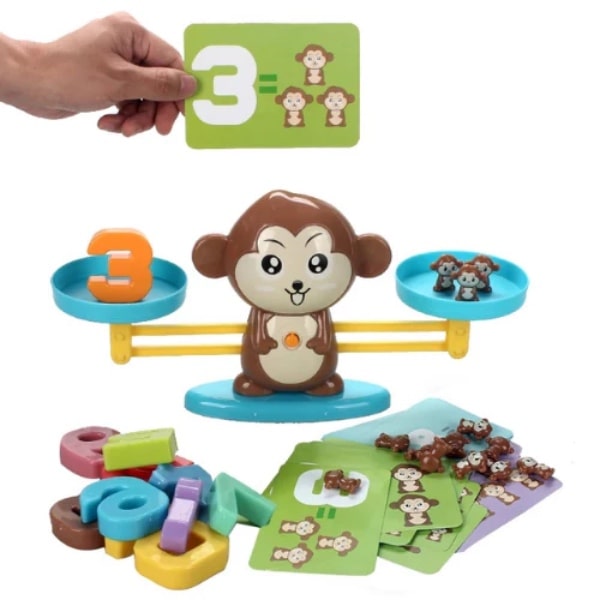 Gioco di matematica per bambini COOL MONKEY (set da 65 pezzi) - Sofistar IT